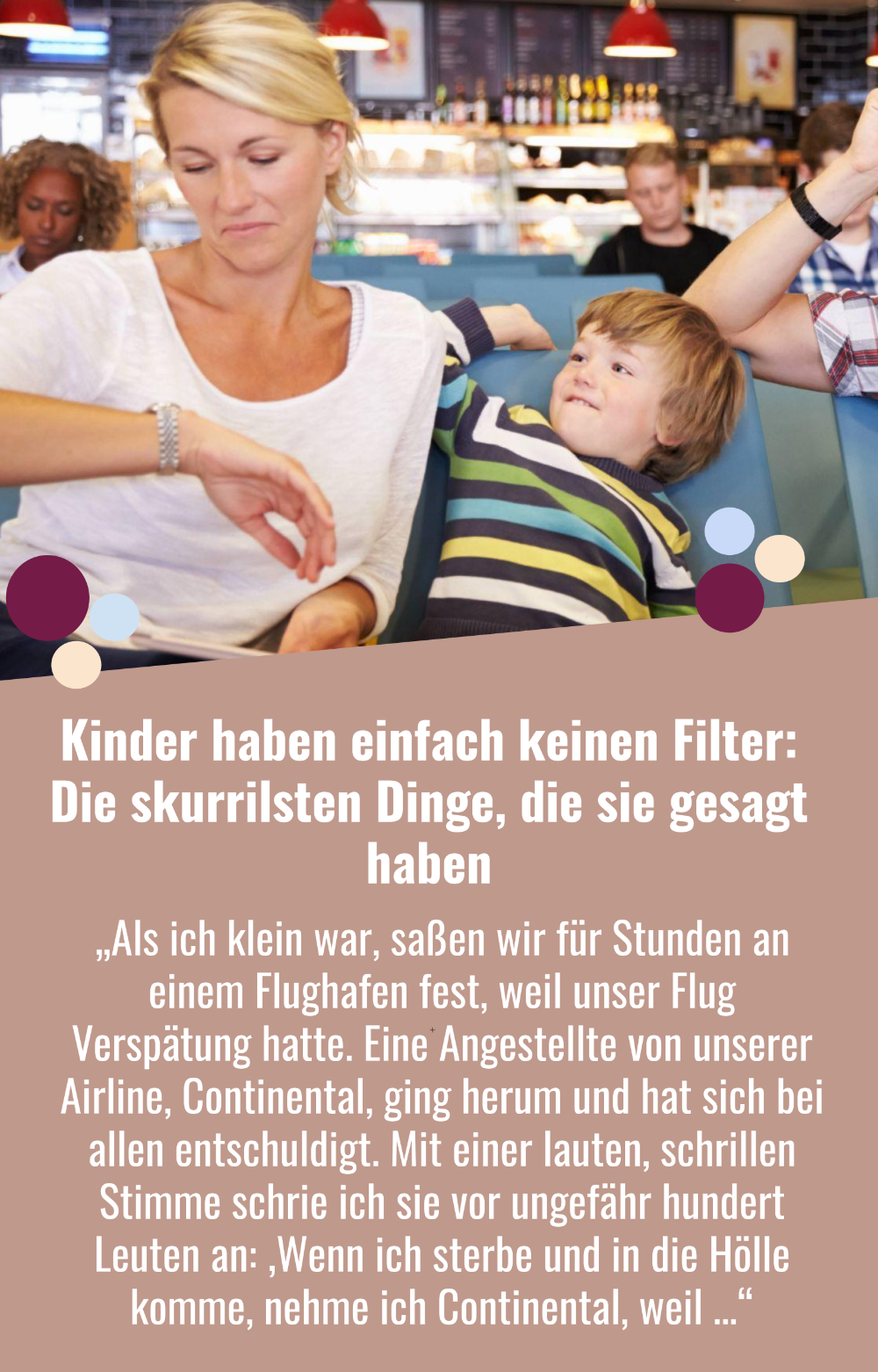15 der lustigsten Dinge, die Kinder von sich gegeben haben
